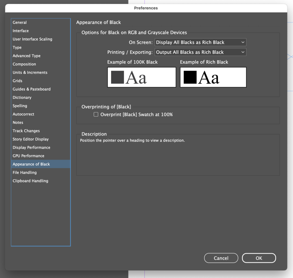Black not knocking out in Adobe InDesign - SteveZ DesignZ
