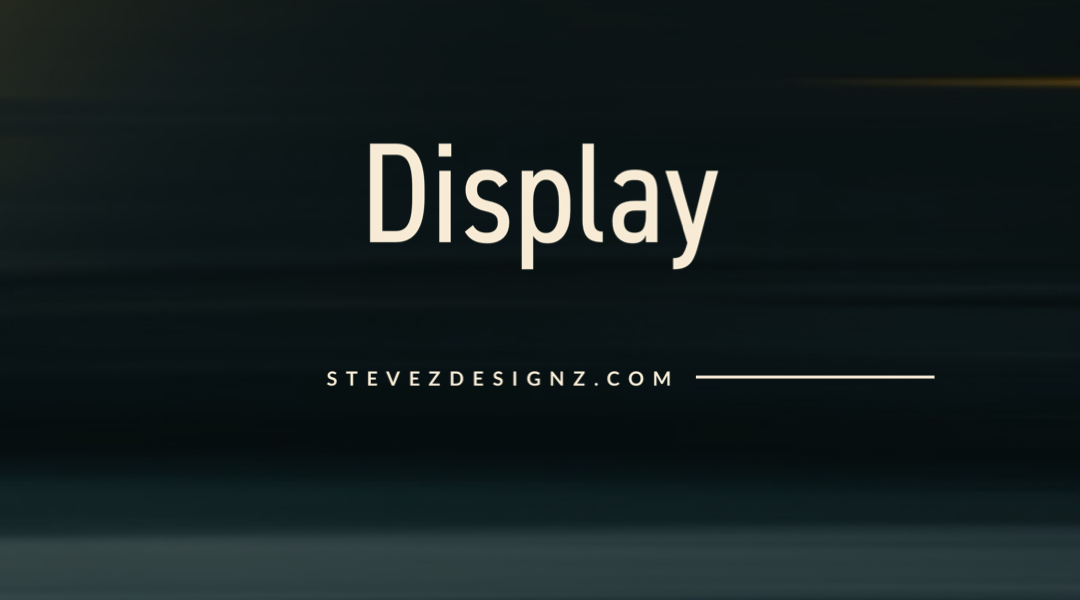 What are Display Fonts? - SteveZ DesignZ