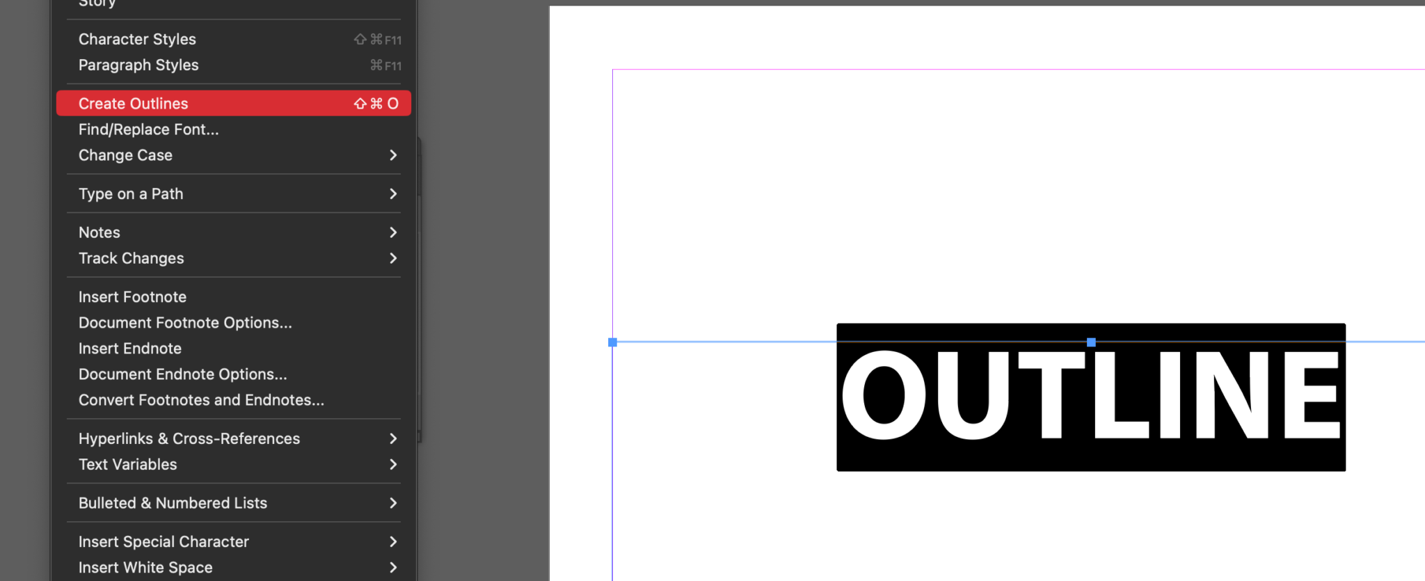 A Guide to Outlining Fonts in Adobe InDesign - SteveZ DesignZ